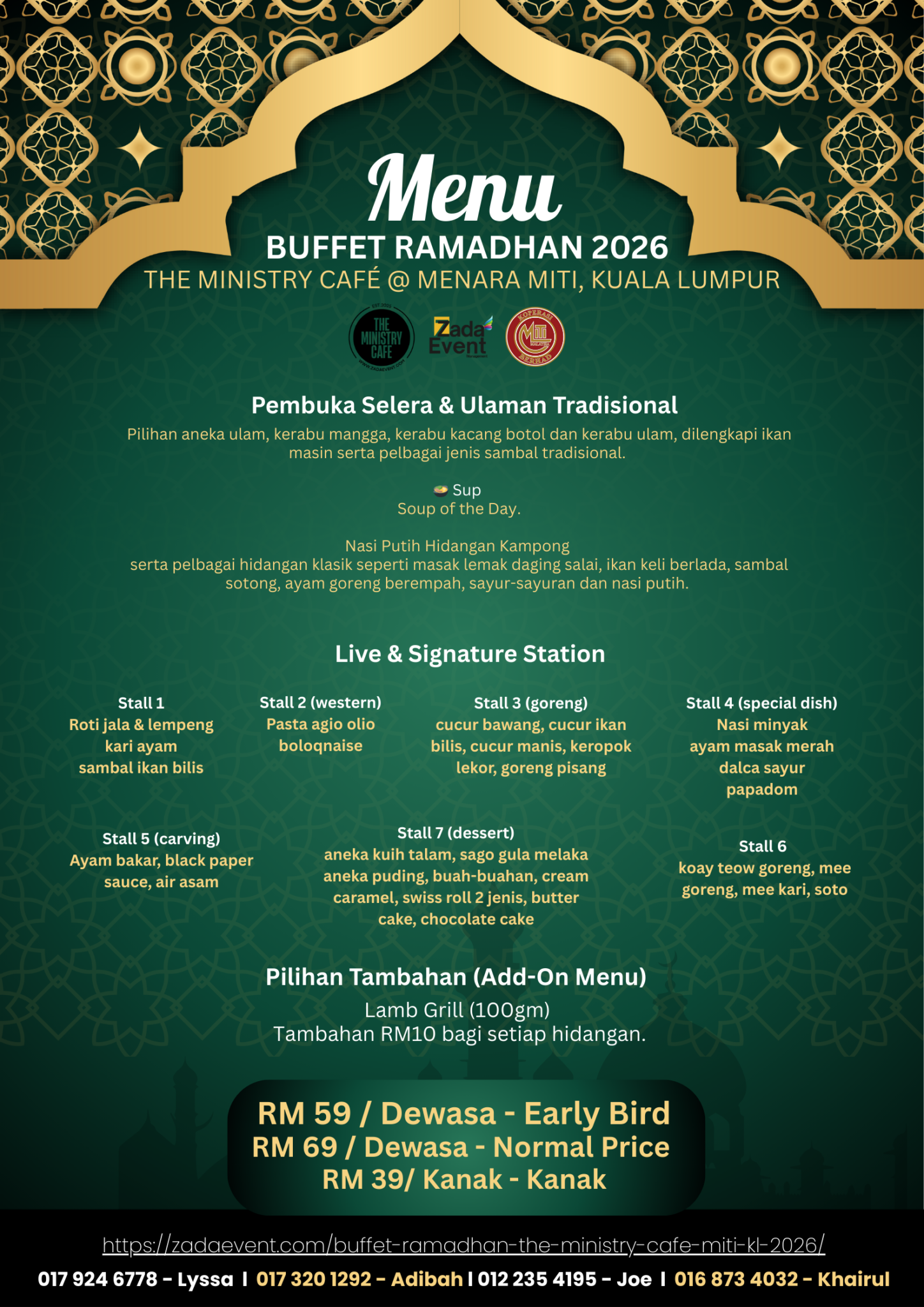 Buffet Ramadhan 2026 - ZADA EVENT MANAGEMENT
